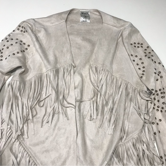 Vocal | Jackets & Coats | Nwot Vocal Usa Swede Fringe And Rhinestone ...